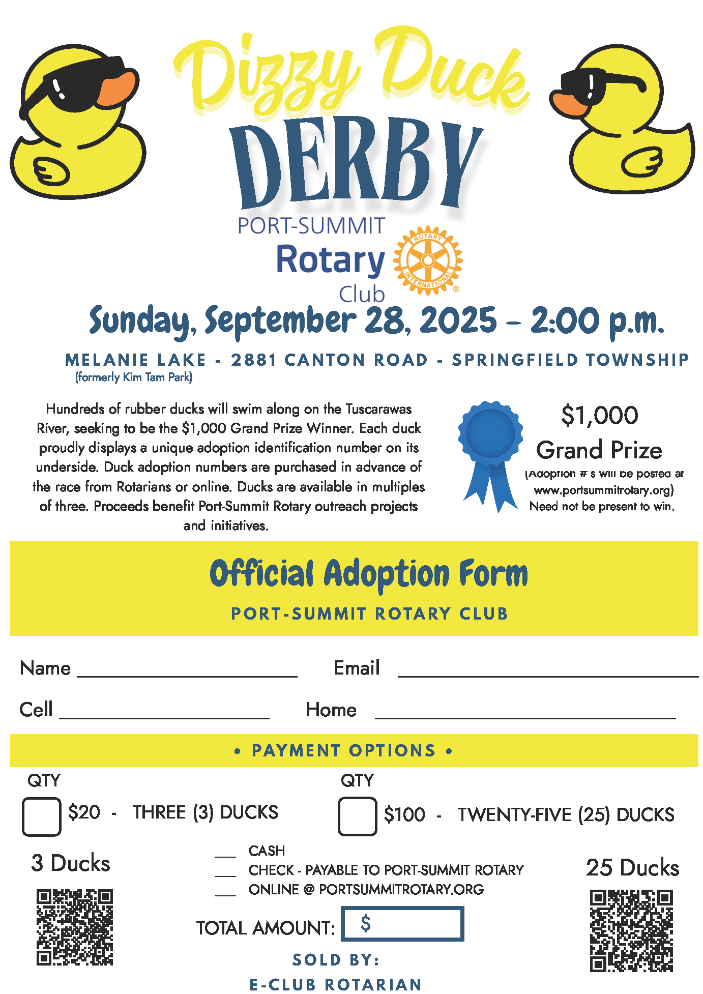 SEPT 28 DIZZY DUCK DERBY | District 6630