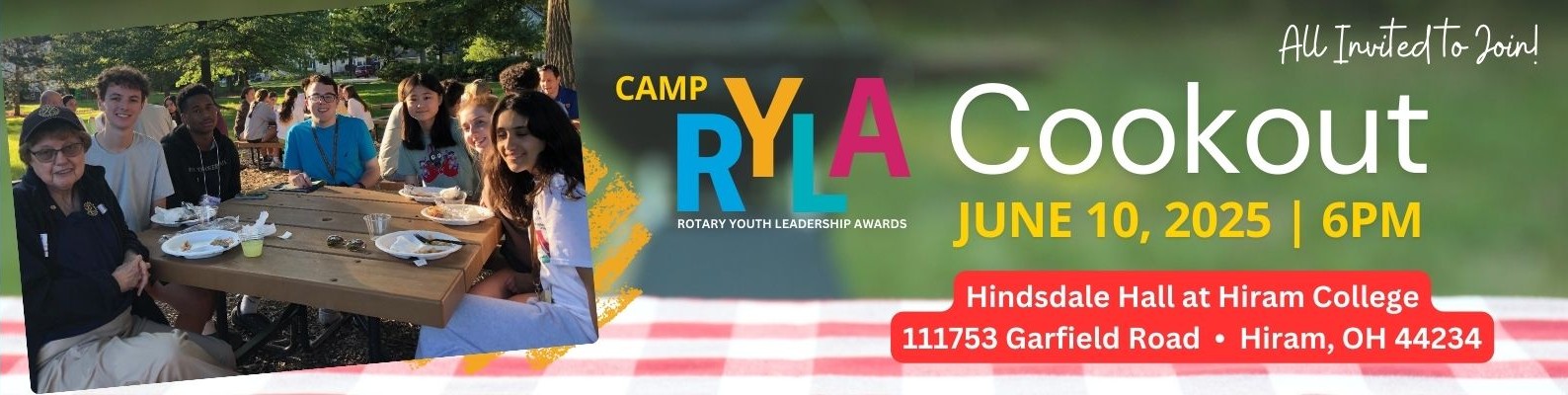 Rotary Youth Leadership Awards (RYLA) Cookout 2025 | District 6630