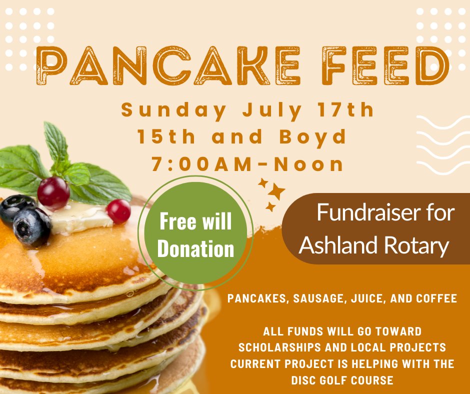 Ashland Rotary Pancake Feed | Rotary District 5650