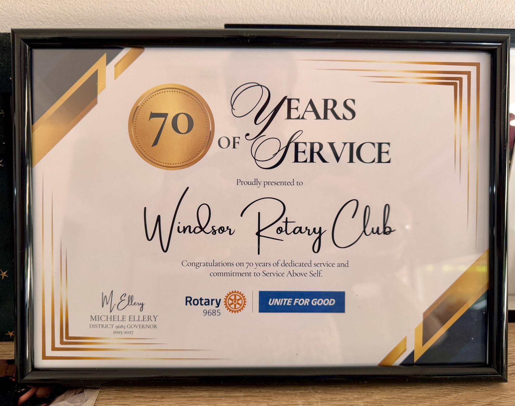 Celebrating 70 Years of Service! | Rotary District 9685