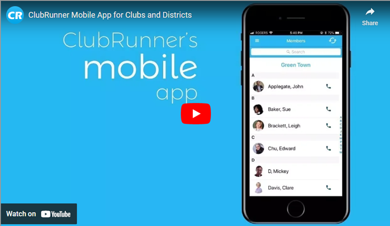 CLUBRUNNER MOBILE APP | Rotary District 9685