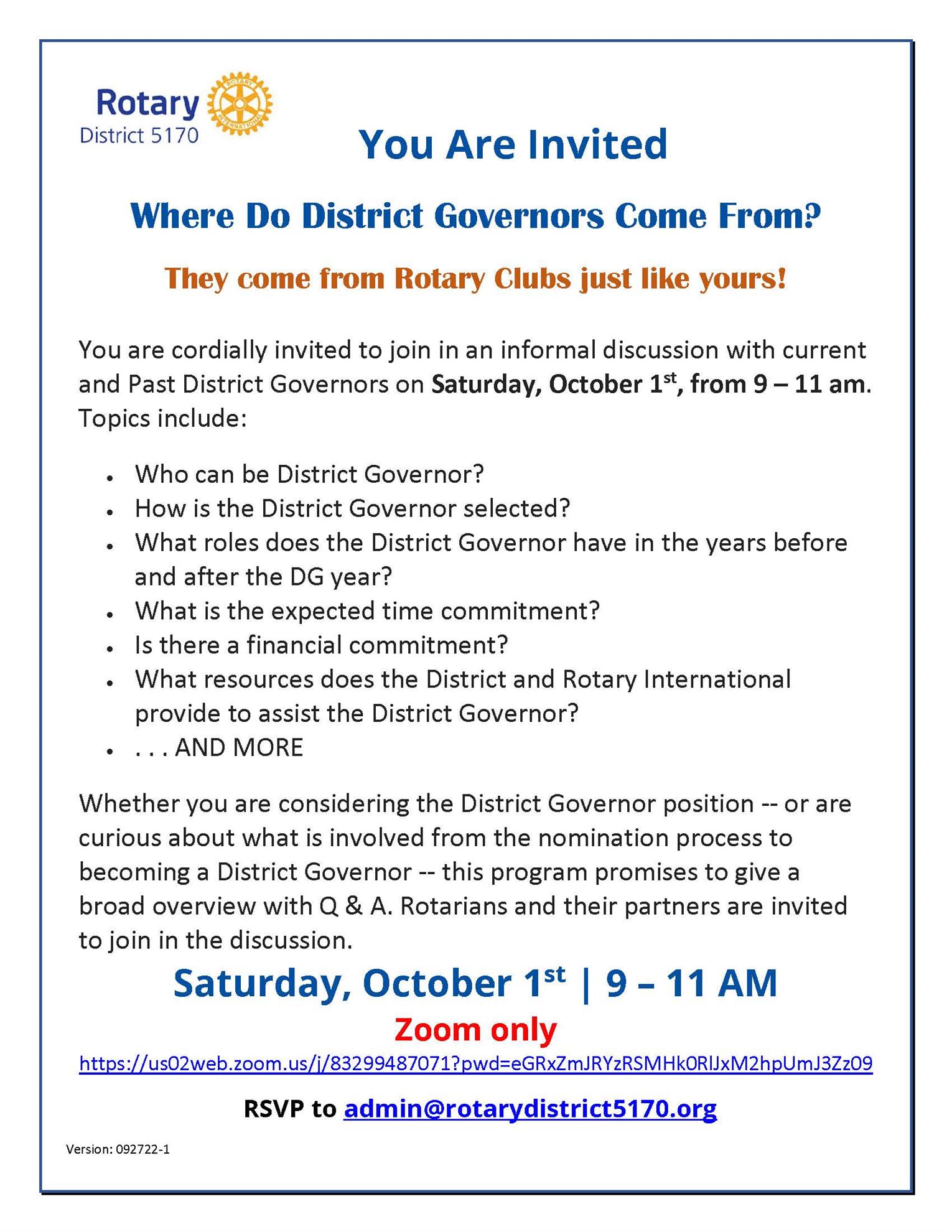 Home Page | District 5170