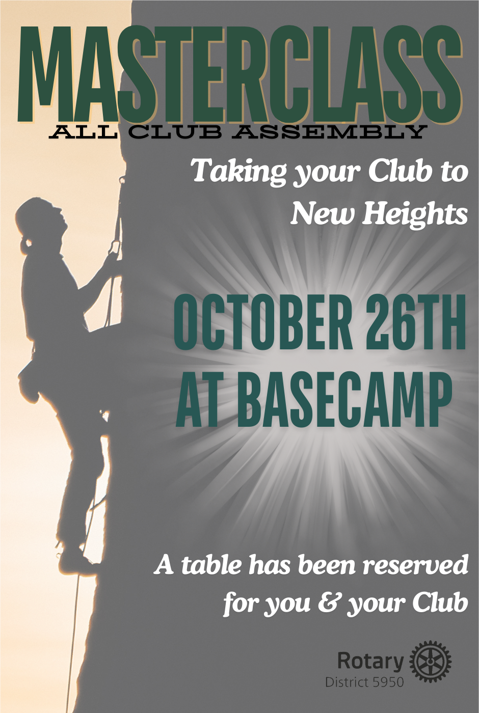 Masterclass - All Club Assembly | District 5950