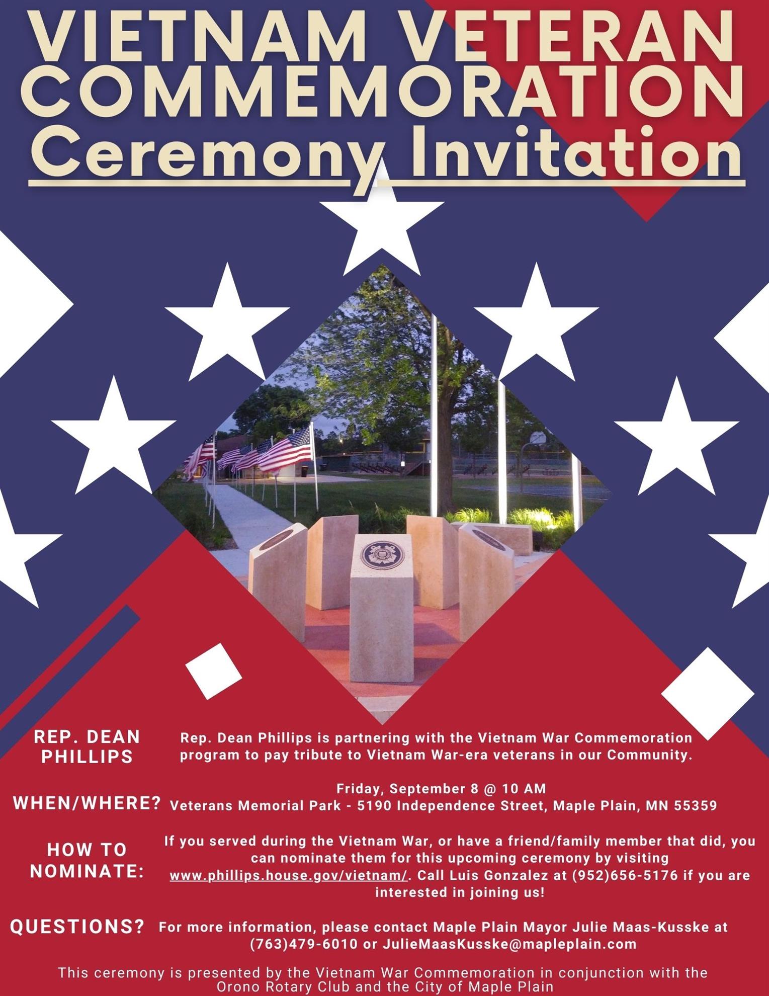 Vietnam Orono Veteran Commemorative Pinning Ceremony | District 5950