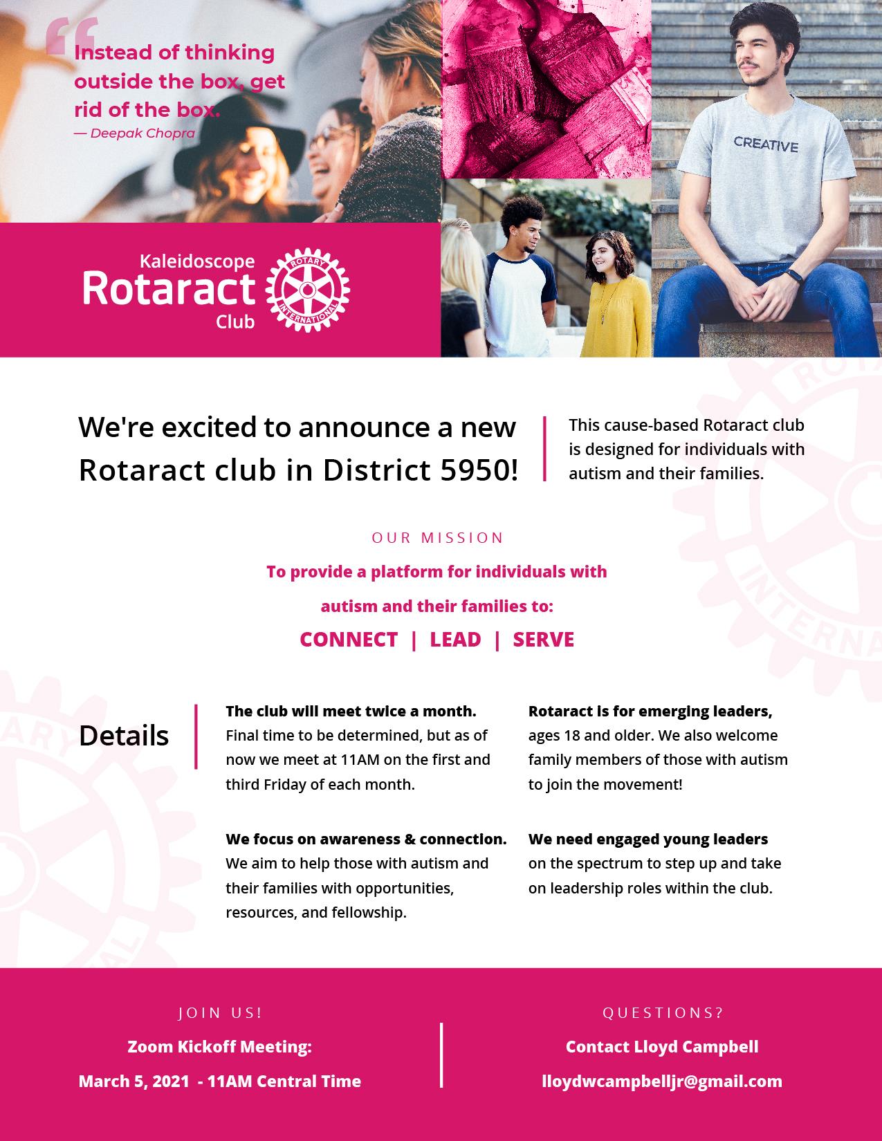 Kaleidoscope Rotaract Club | District 5950