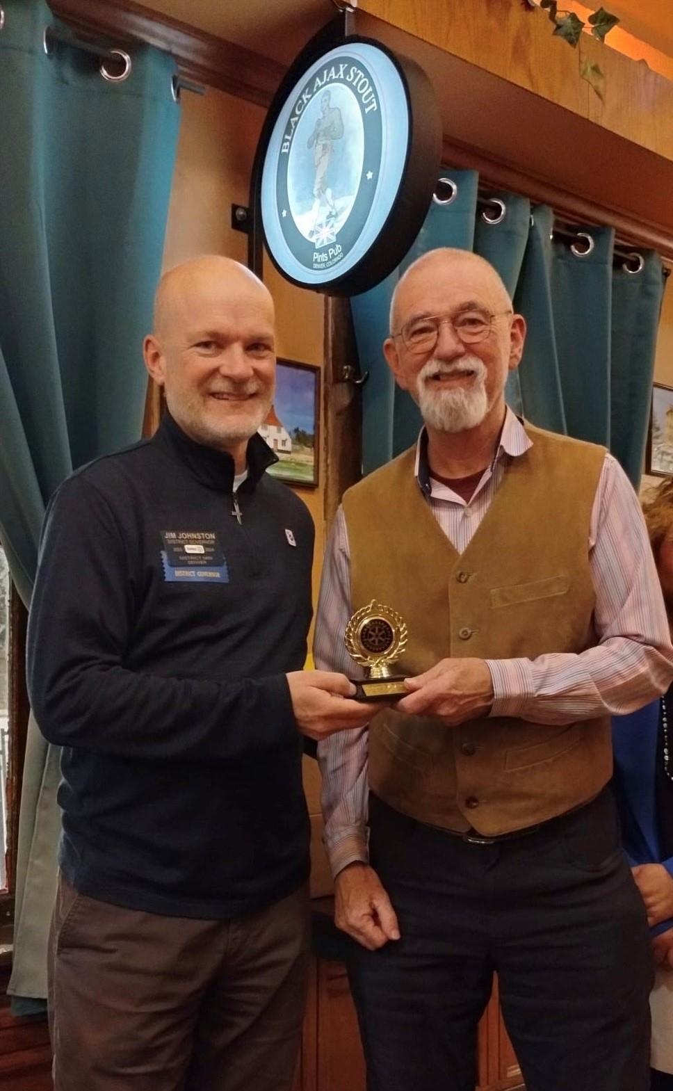 Charlie Hunt - Denver LoDo Rotarian of the Year | District 5450