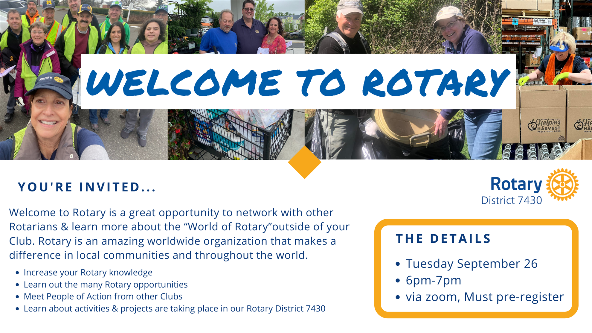 WELCOME TO ROTARY | District 7430