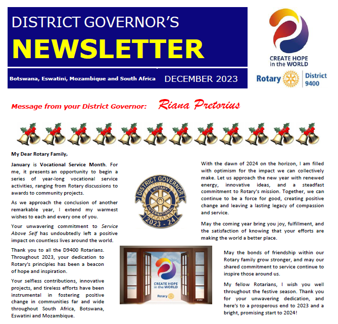 Home Page | District 9400