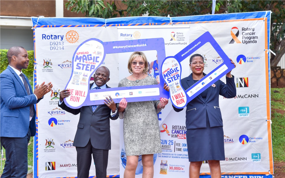 Among Launches Rotary Cancer Run 2024, Donates Shs1bn for Bunkers ...