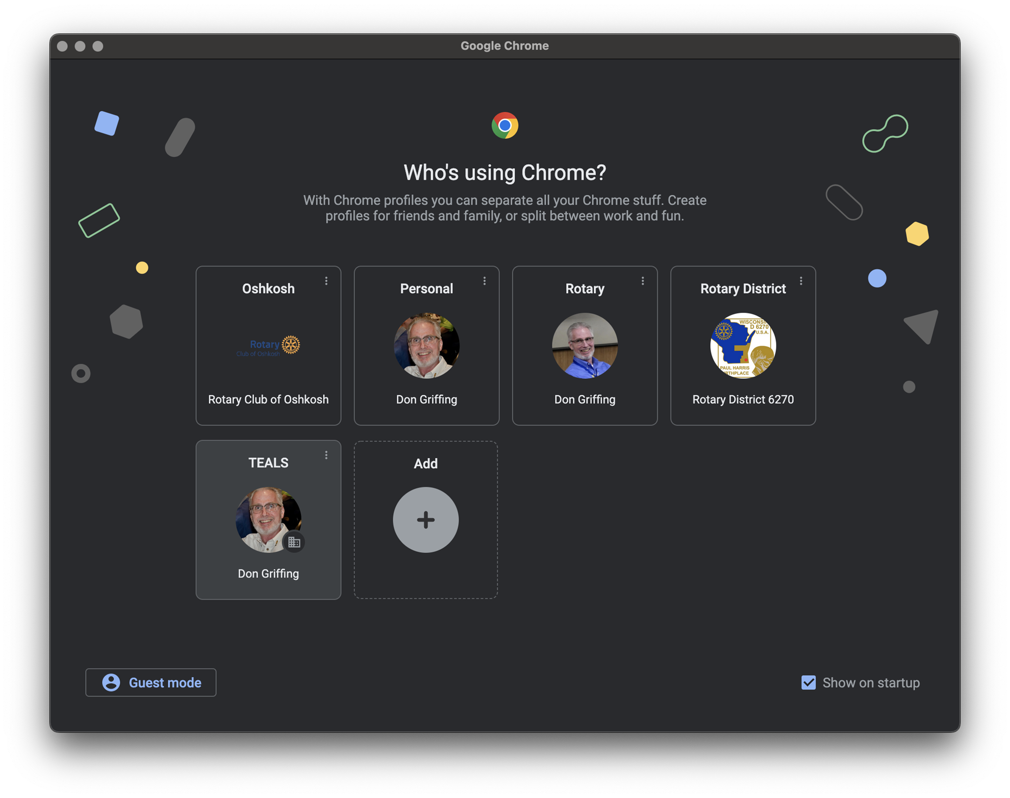 Browser Profiles | District 6270