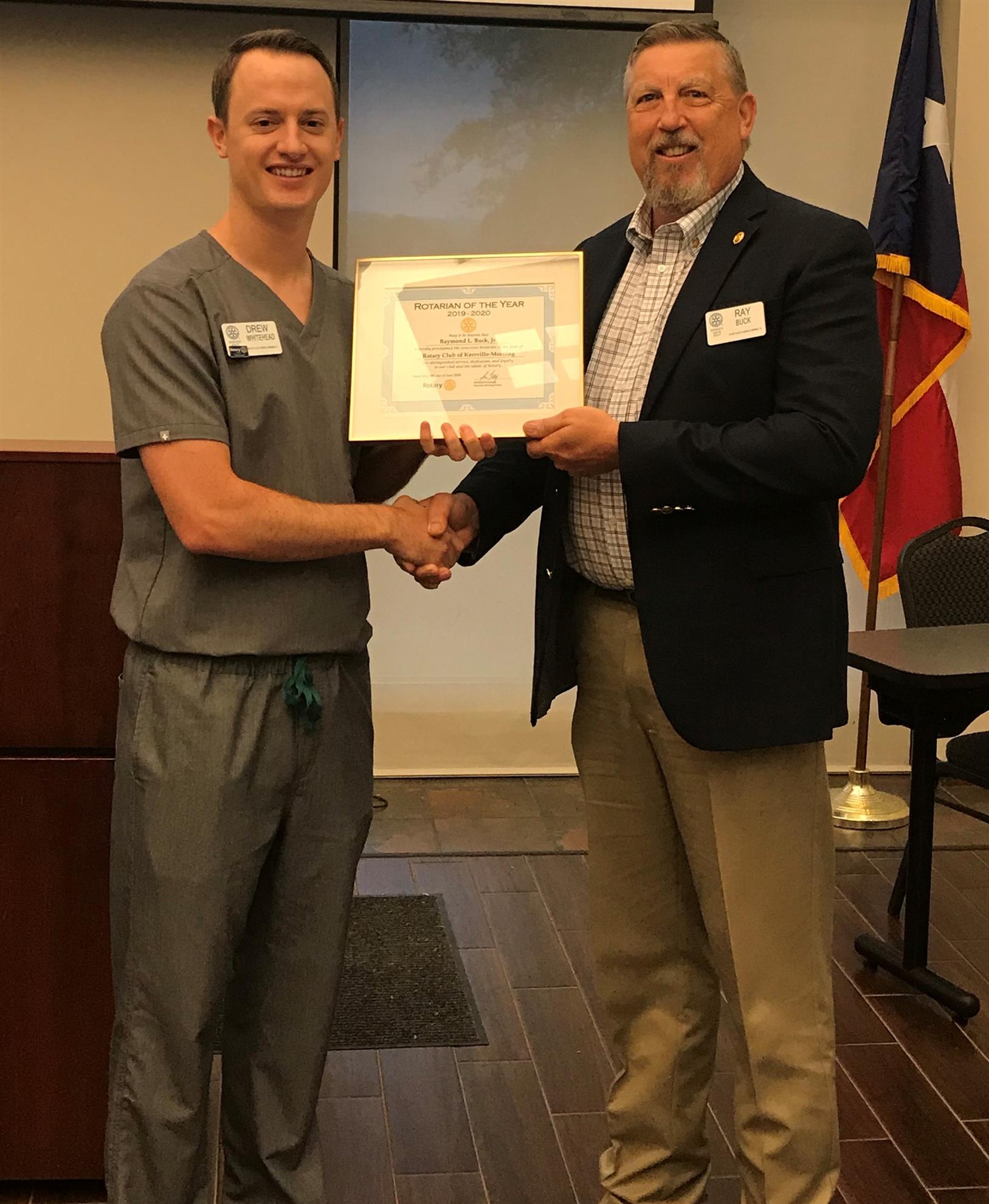 Kerrville Morning Rotary Fetes Rotarian of the Year | District 5840