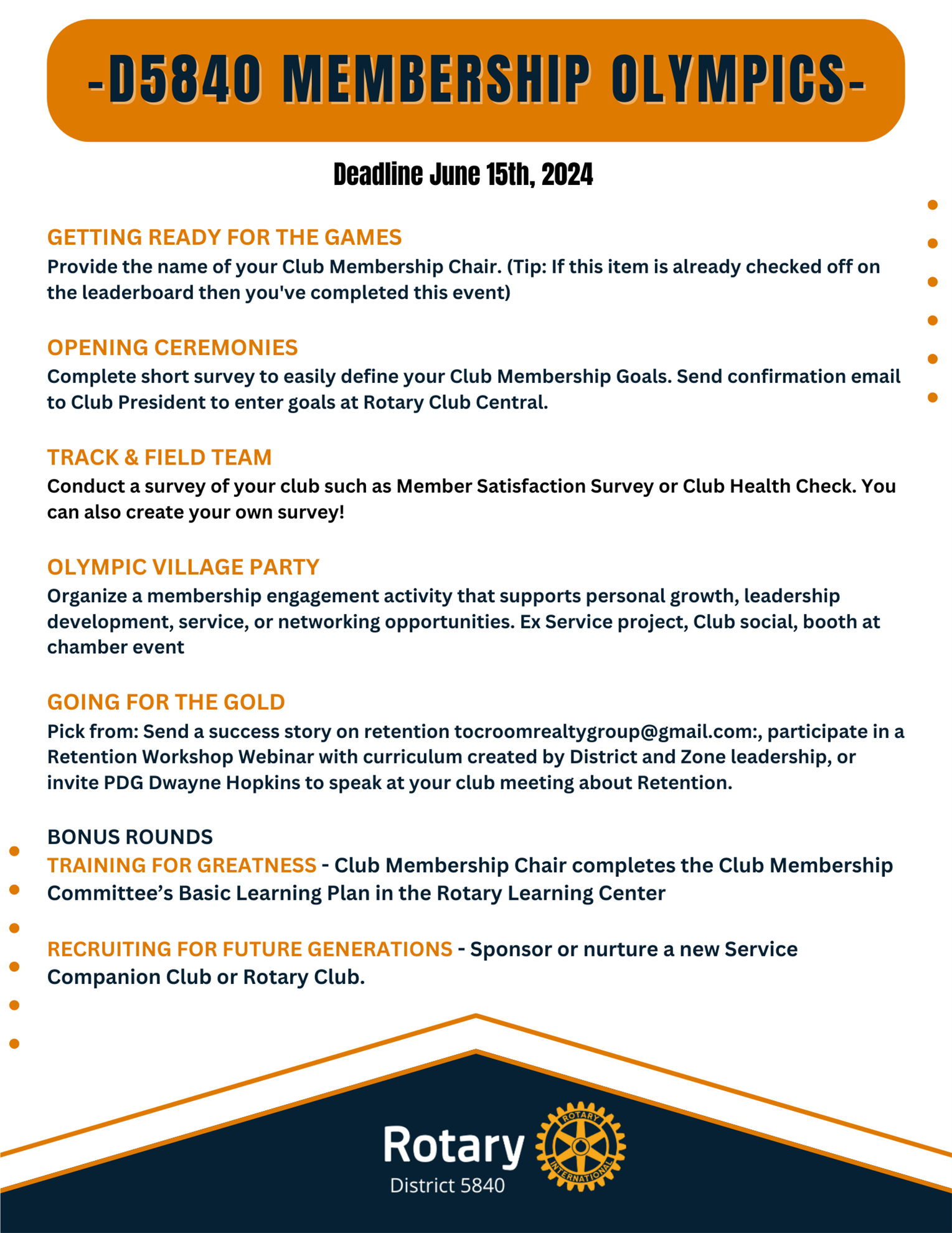 Welcome | District 5840