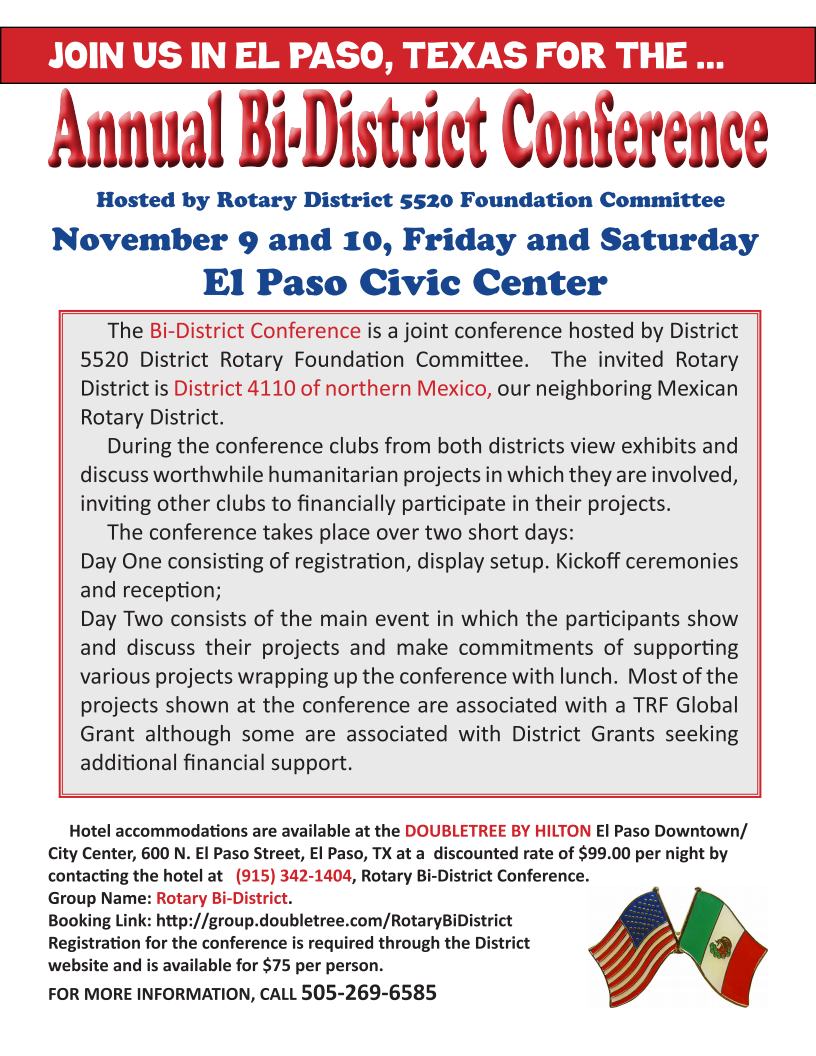 Bi-District Conference | District 5520