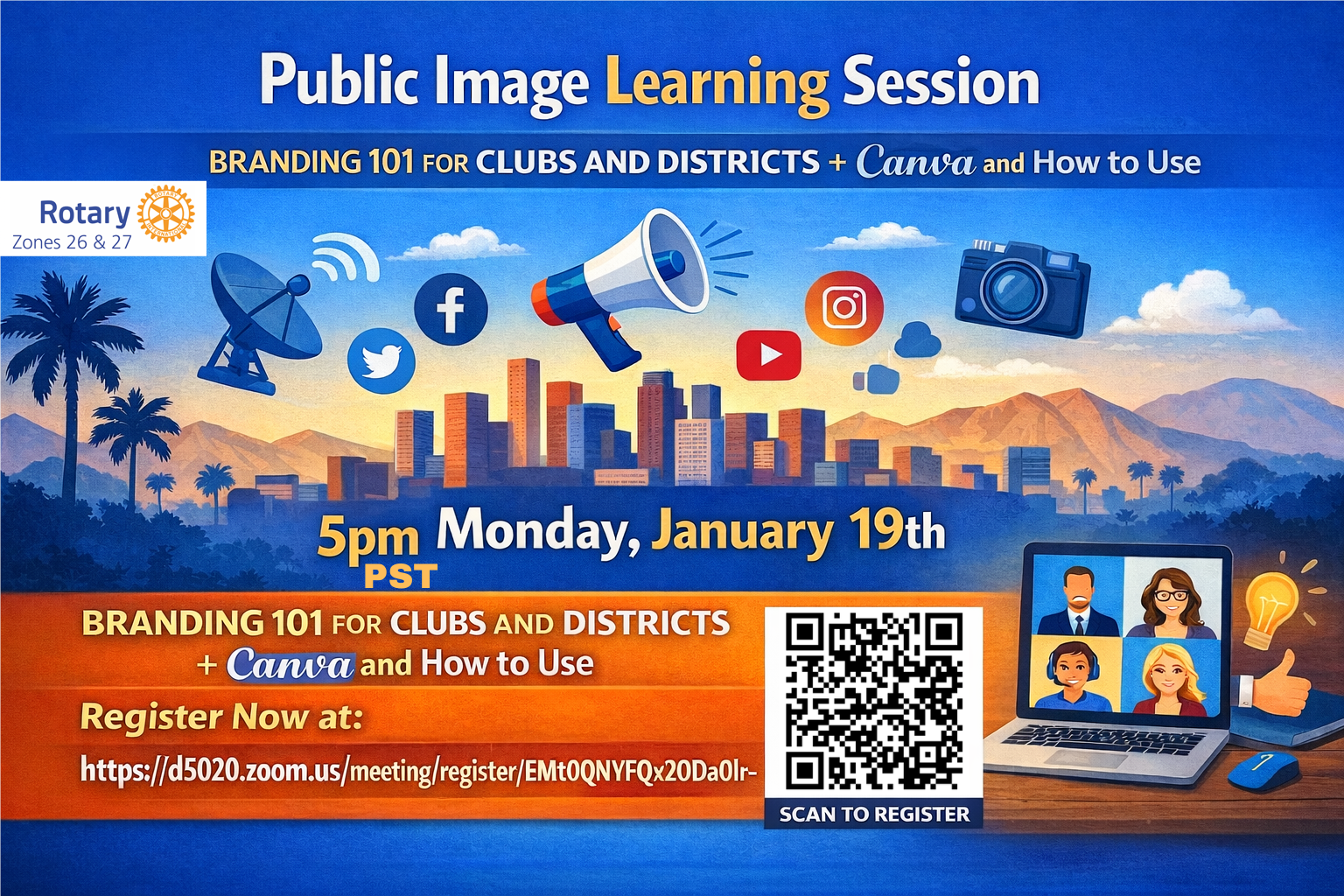 Branding 101 Workshop Slated for Tomorrow! | District 5340