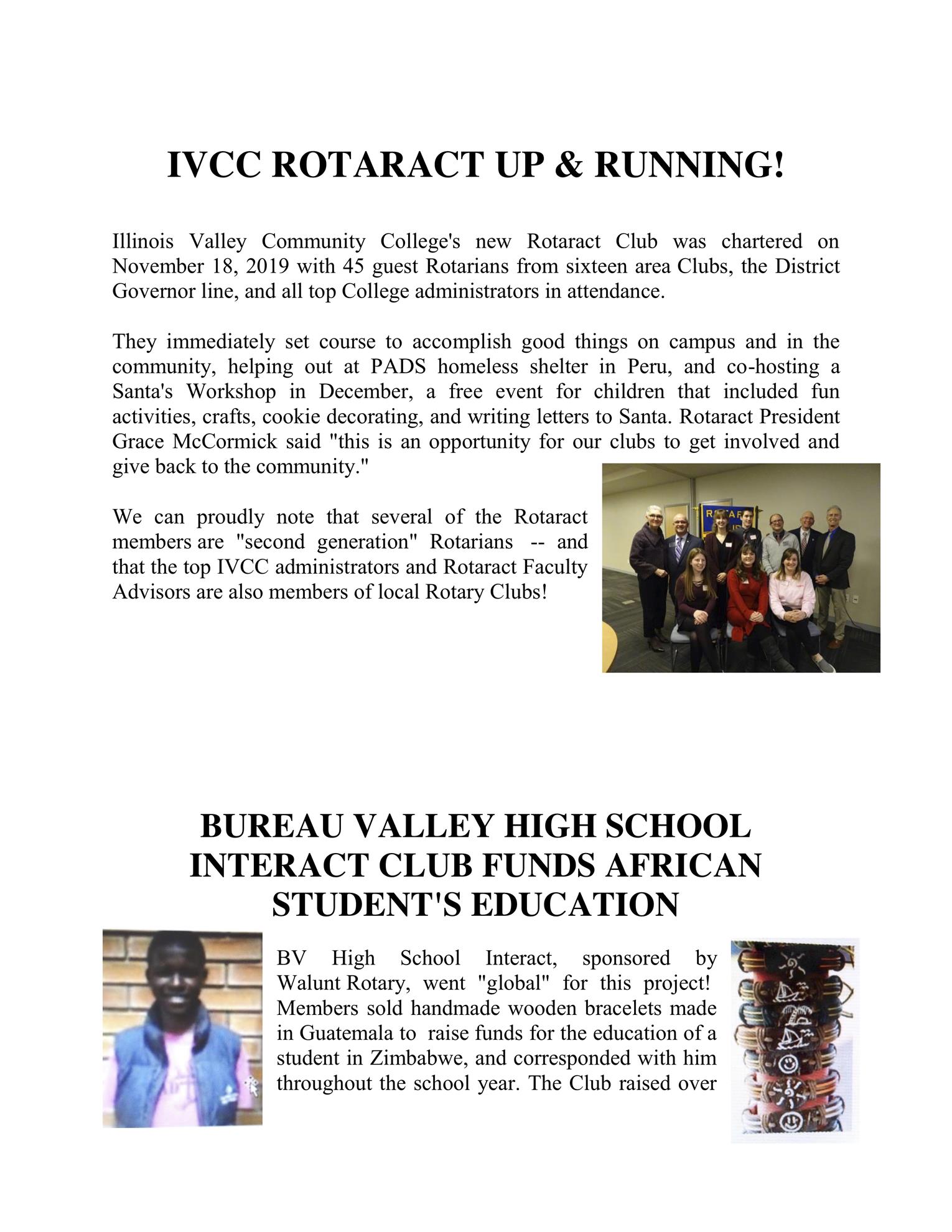 SHOWCASE YOUR EarlyAct, Interact Rotaract Projects! | District 6420