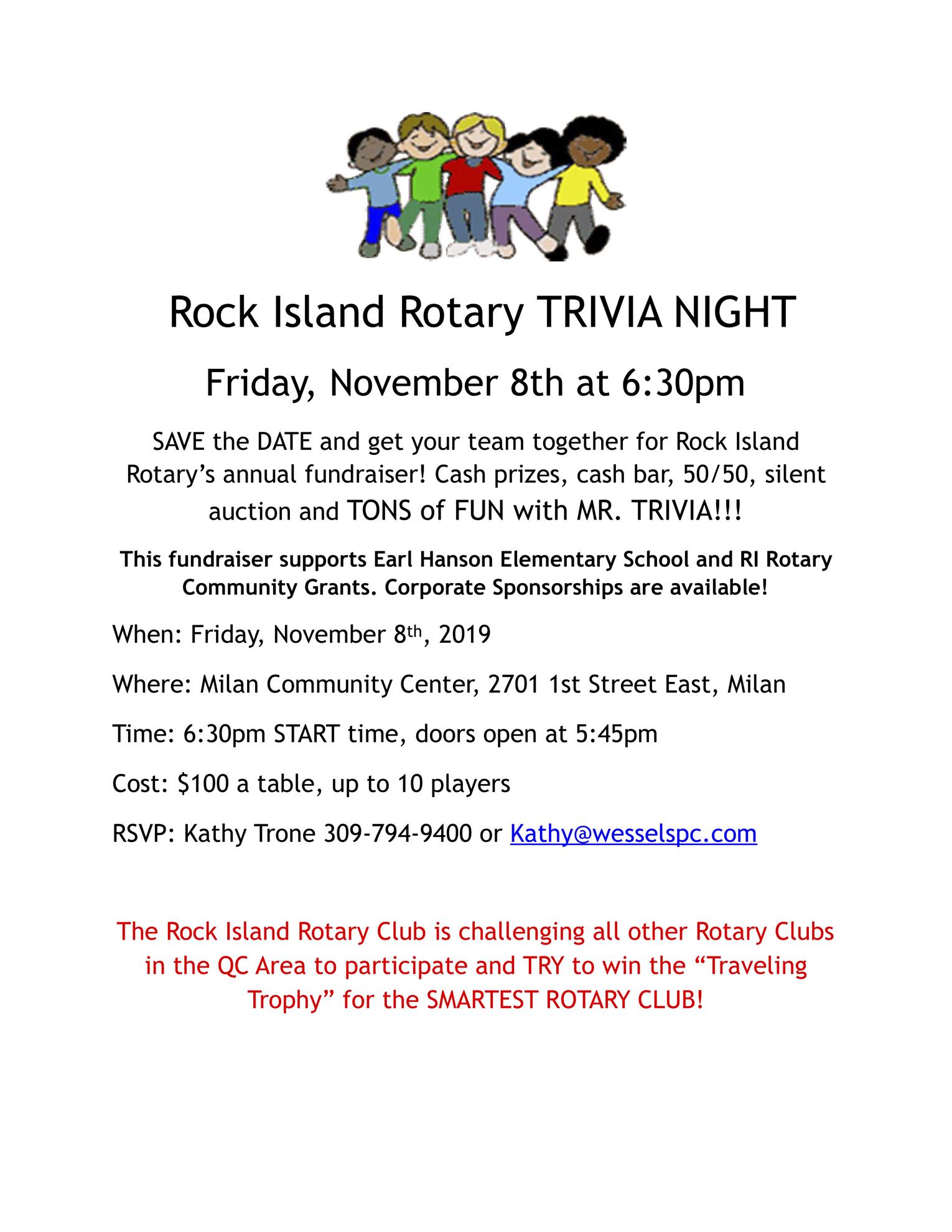 IS YOUR CLUB SMARTER THAN ROCK ISLAND ROTARY? | District 6420