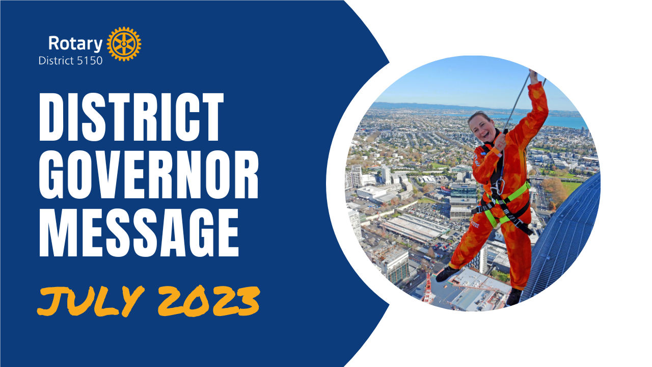 District Governor Message - July 2023 | District 5150