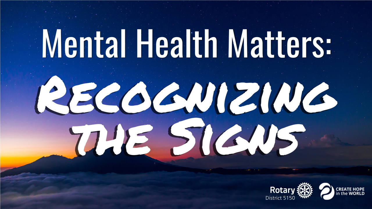 Mental Health Matters: Recognizing Signs of Struggling Mental Health ...