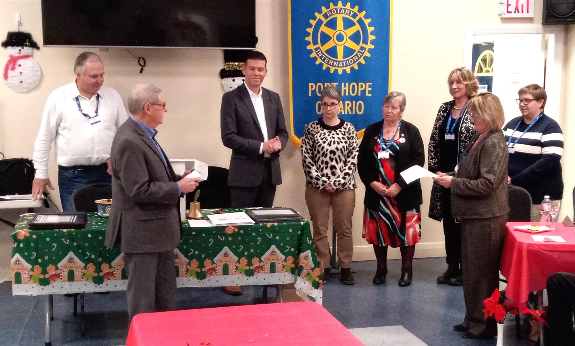 Rotary International Director Drew Kessler Inducts 4 New Members at the ...