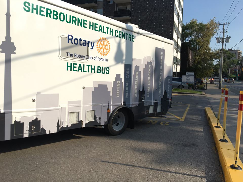 New Rotary Health Bus for Downtown Toronto | District 7070