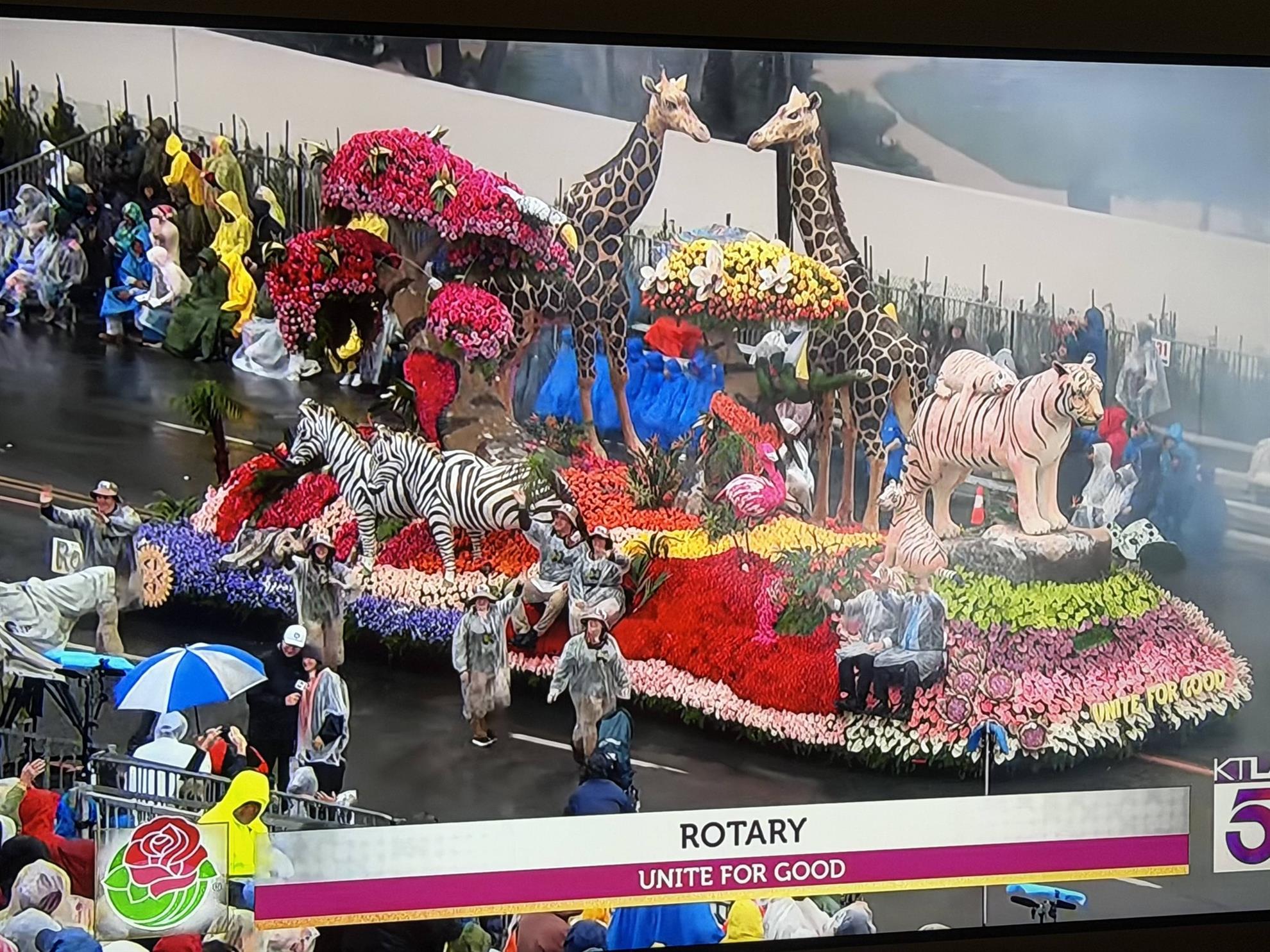 A Triumph Beyond Trophies: Rotary’s Rose Parade Float Shines with the ...