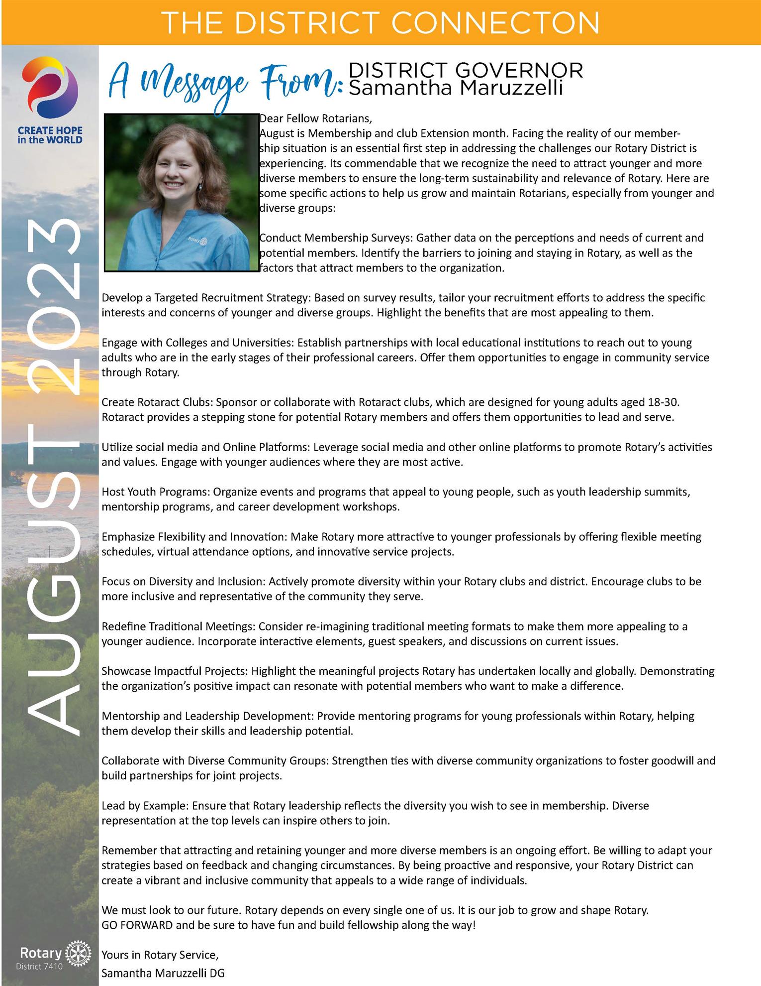 Welcome | District 7410