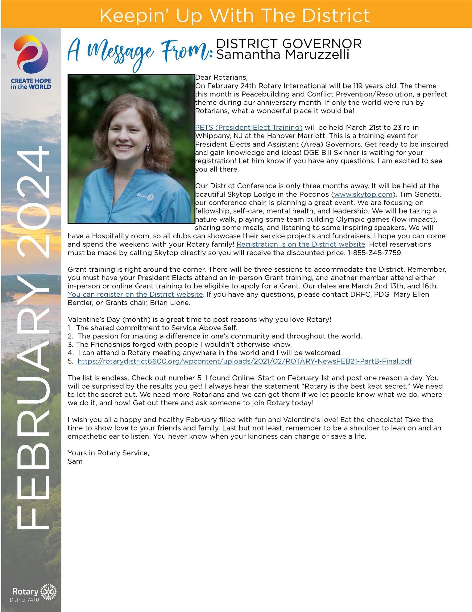 Welcome | District 7410