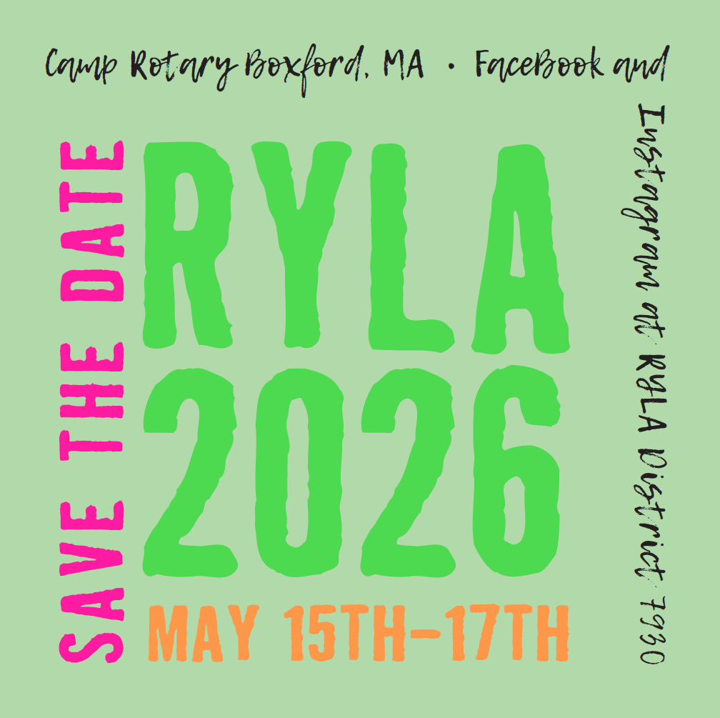 Mark Your Calendar for RYLA 2026 | District 7930
