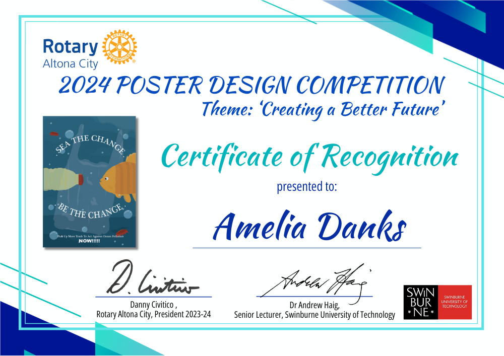 Creating a Better Future, Poster by Poster | District 9800