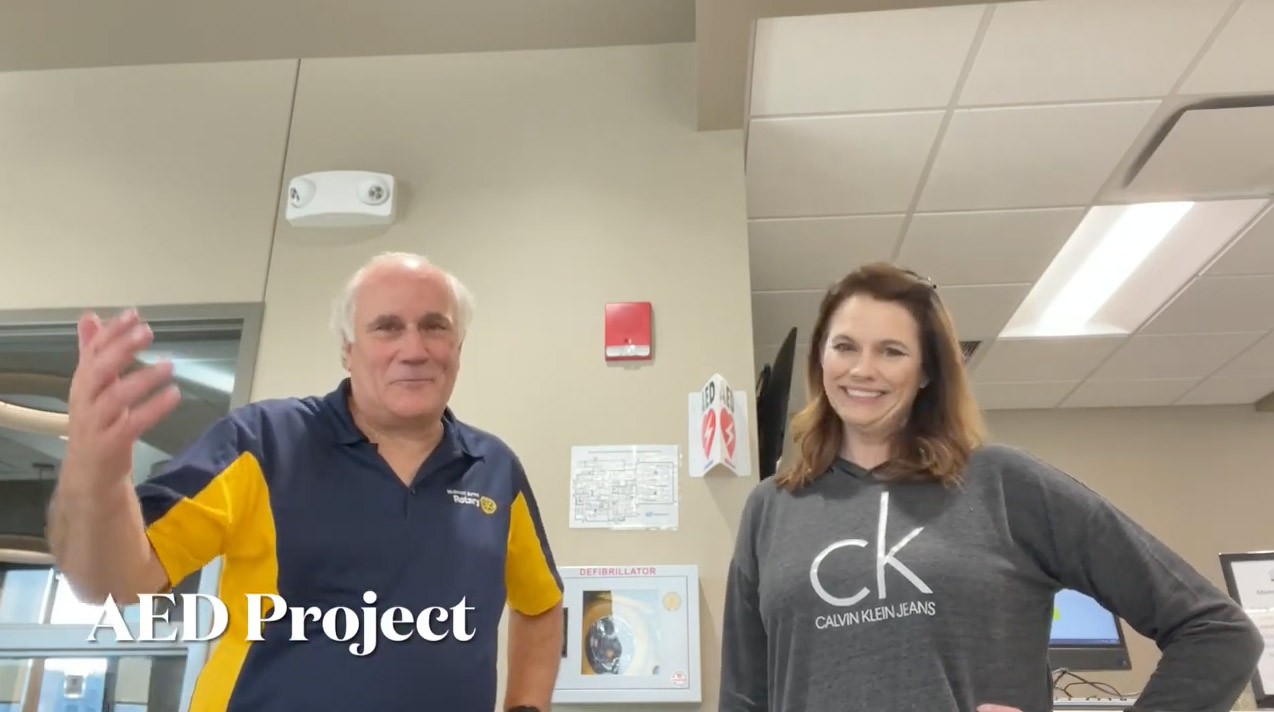 Holmen Area Rotary Club Places AED Units in the Community | District 6250