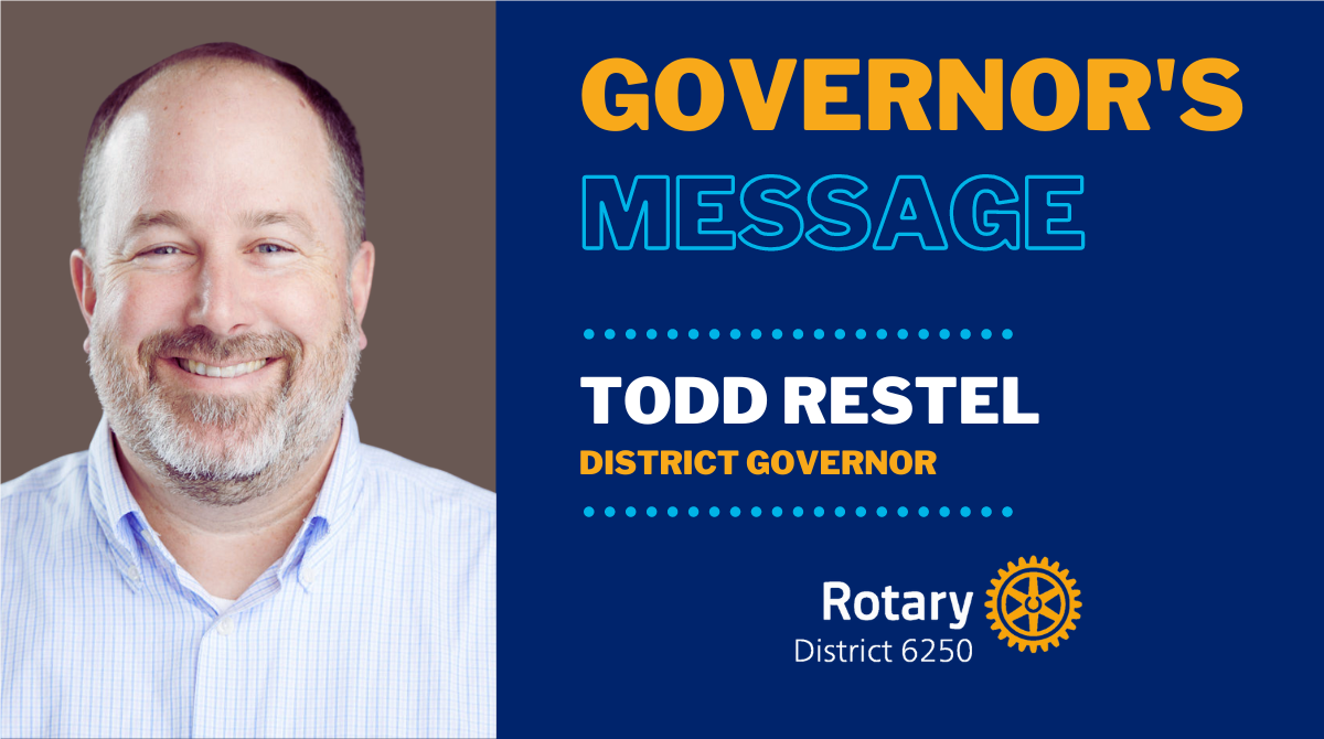 September 2024 Governor's Message | District 6250