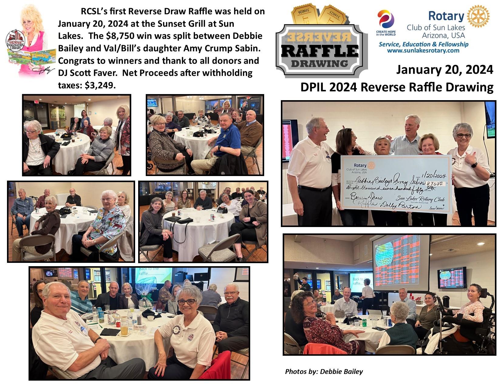 Rotary Club of Sun Lakes raffle benefits Imagination Library | District ...