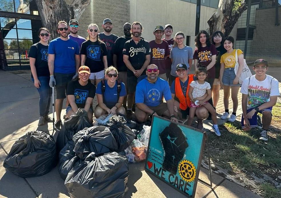 East Valley Rotary clubs join in an Adopt-A-Street Project | District 5495
