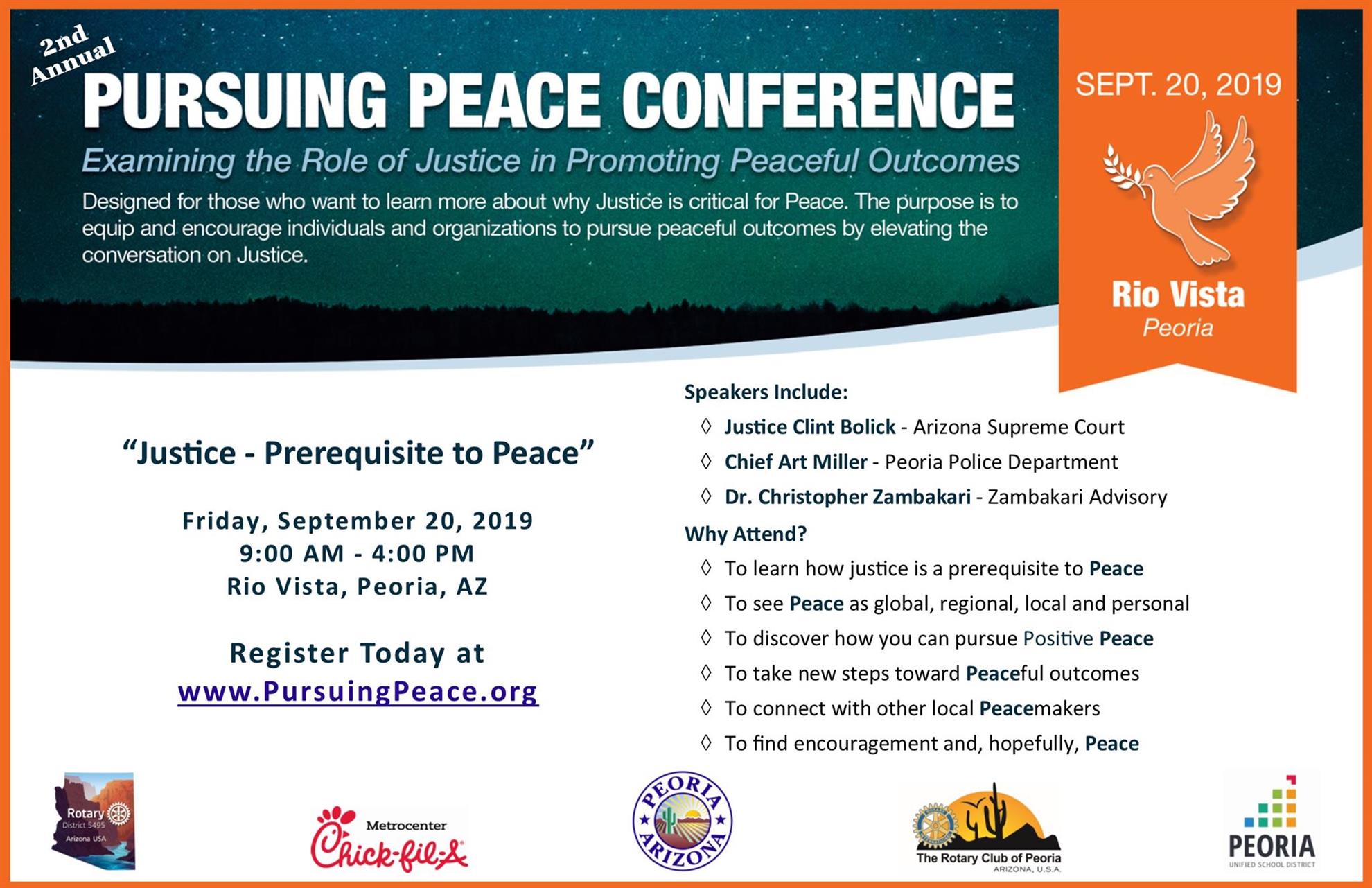 Upcoming Peacebuilder Activities | District 5495