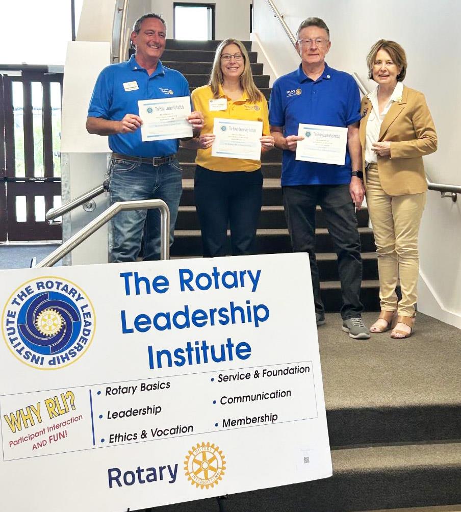 Three graduate from Rotary Leadership Institute May 31 | District 5495