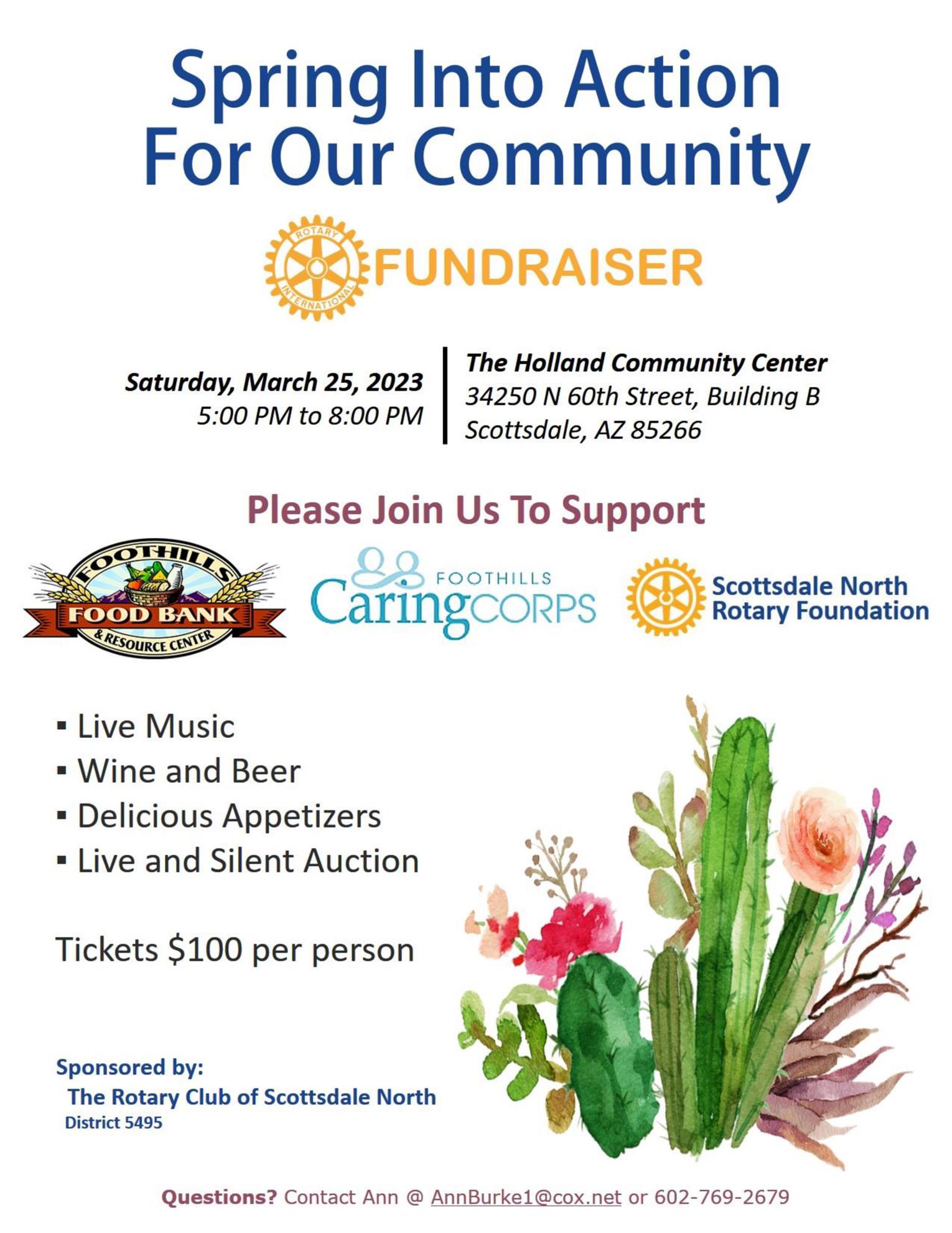 Rotary Club of Scottsdale North hosts 'Spring into Action' fundraiser ...