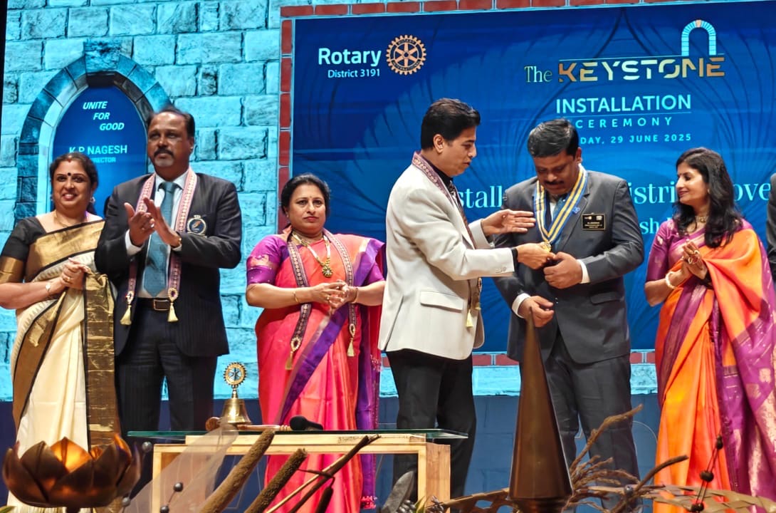 The Keystone - Installation of DG Sridhar BR | District 3191