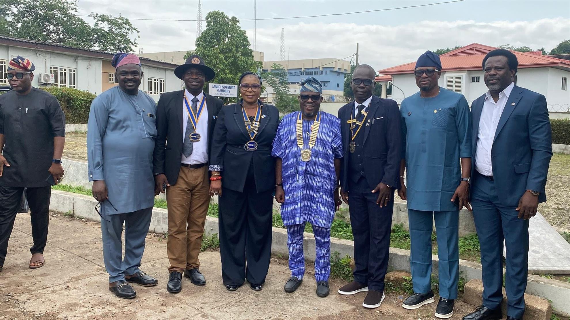 DG Akinyele Carries Out First Official Joint Visit to Clubs | District 9111