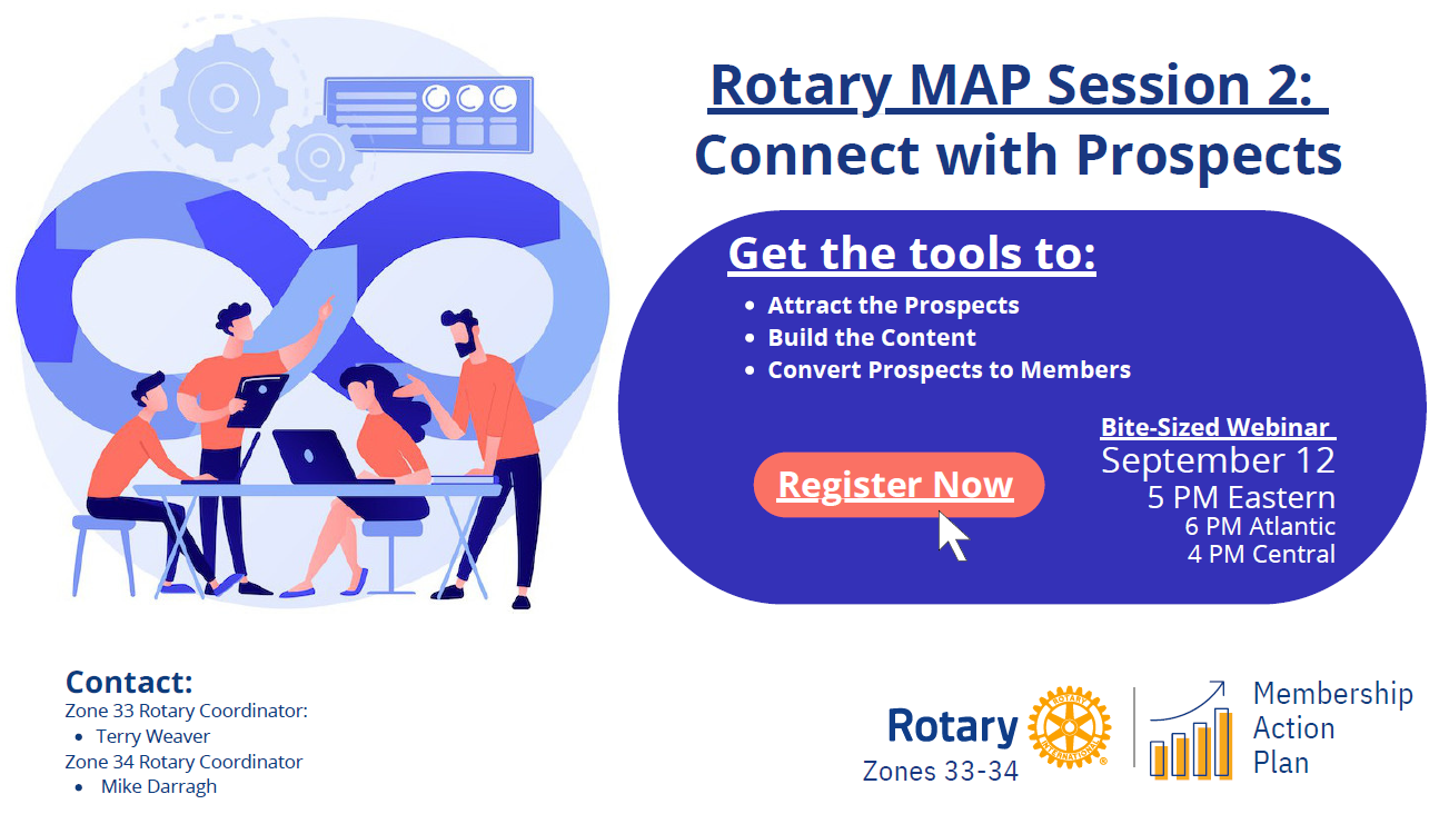 Rotary Zones 33/34: Membership Action Plan Webinar Series - Connect ...