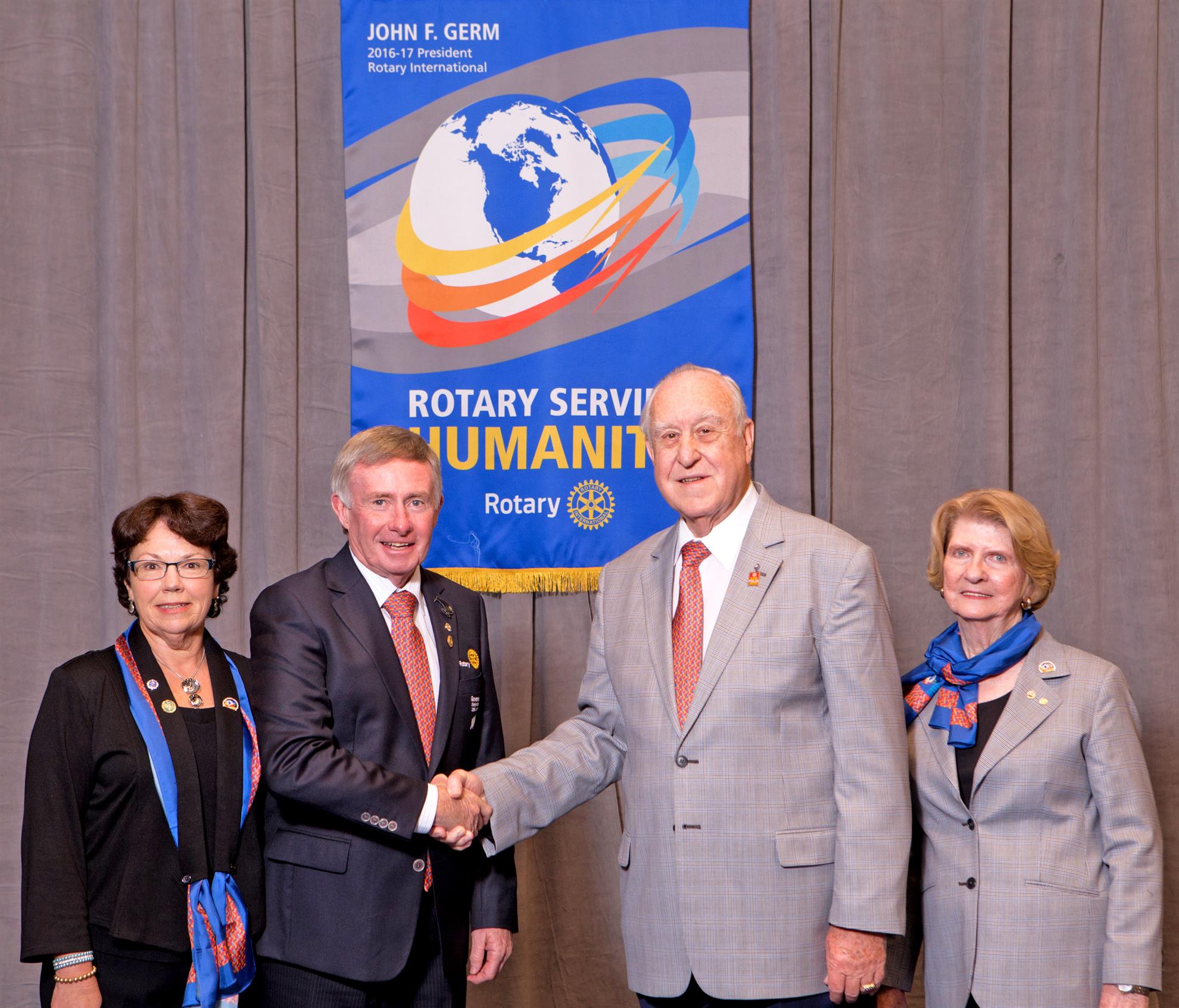 Our incomming DG meets the Rotary World President. | Rotary District 9930