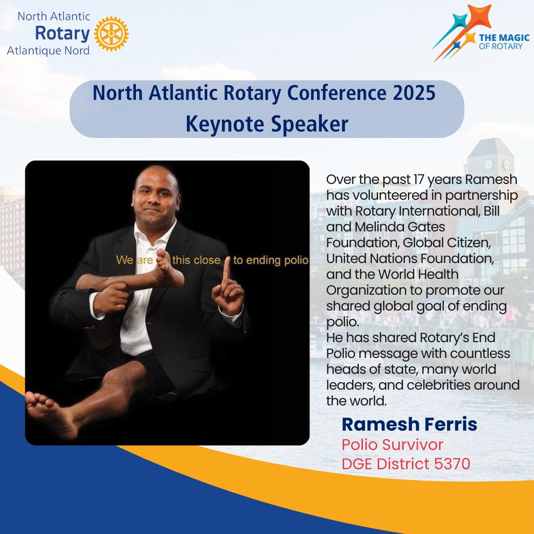 The North Atlantic Rotary Conference 2025 is proud to present keynote ...