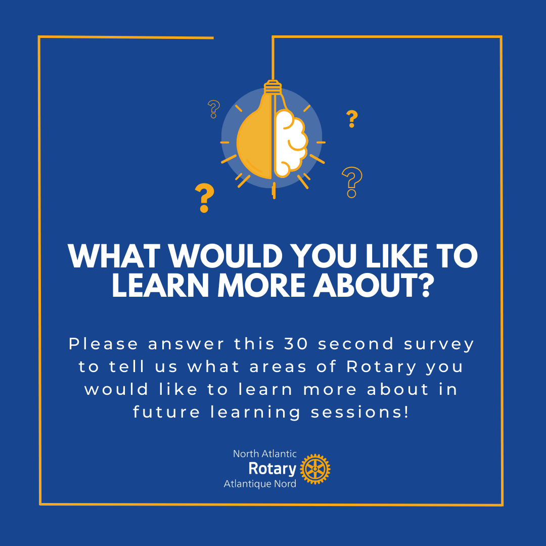 We need your feedback! | Rotary District 7815