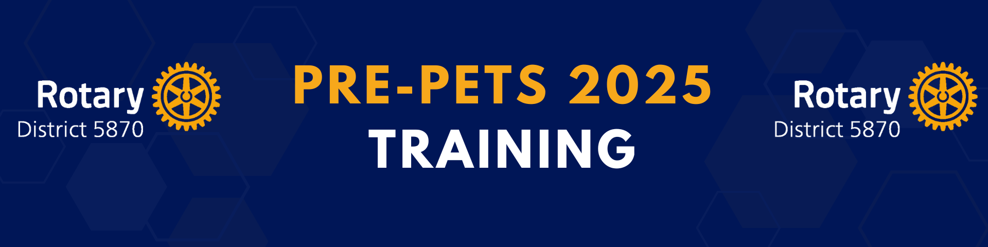Pre-PETS 2025 | Rotary District 5870