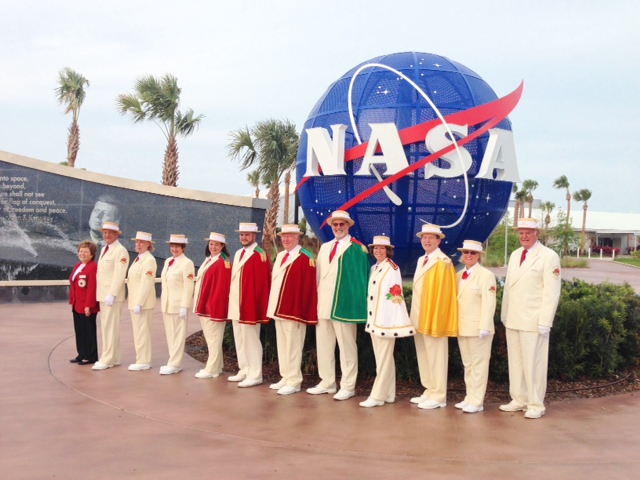 ROYAL ROSARIANS PLANT A ROSE IN THE NASA ROCKET GARDEN | The Royal ...
