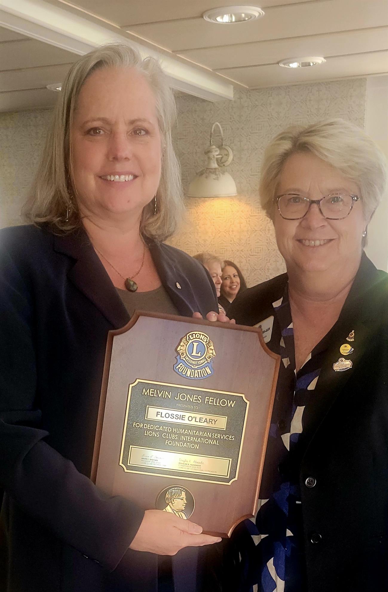 LION FLOSSIE O'LEARY - MELVIN JONES | Lions Club of Denver