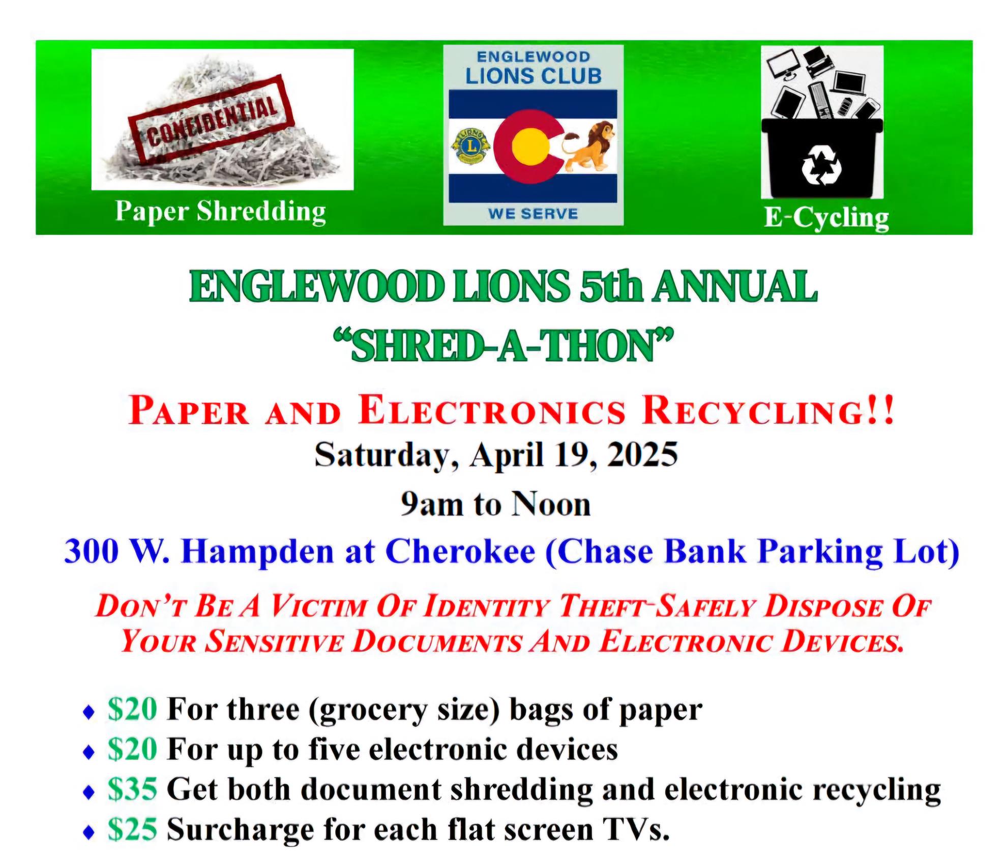Lions Shred-A-Thon | Lions Club of Denver