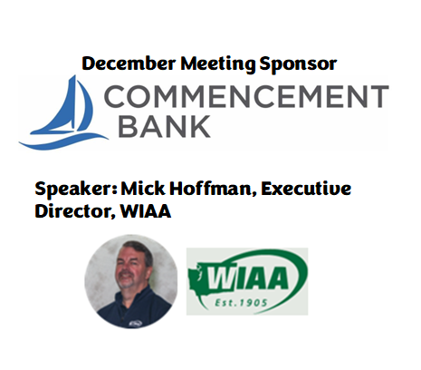 December 14th Lunch Meeting - Mick Hoffman, Executive Director of the ...