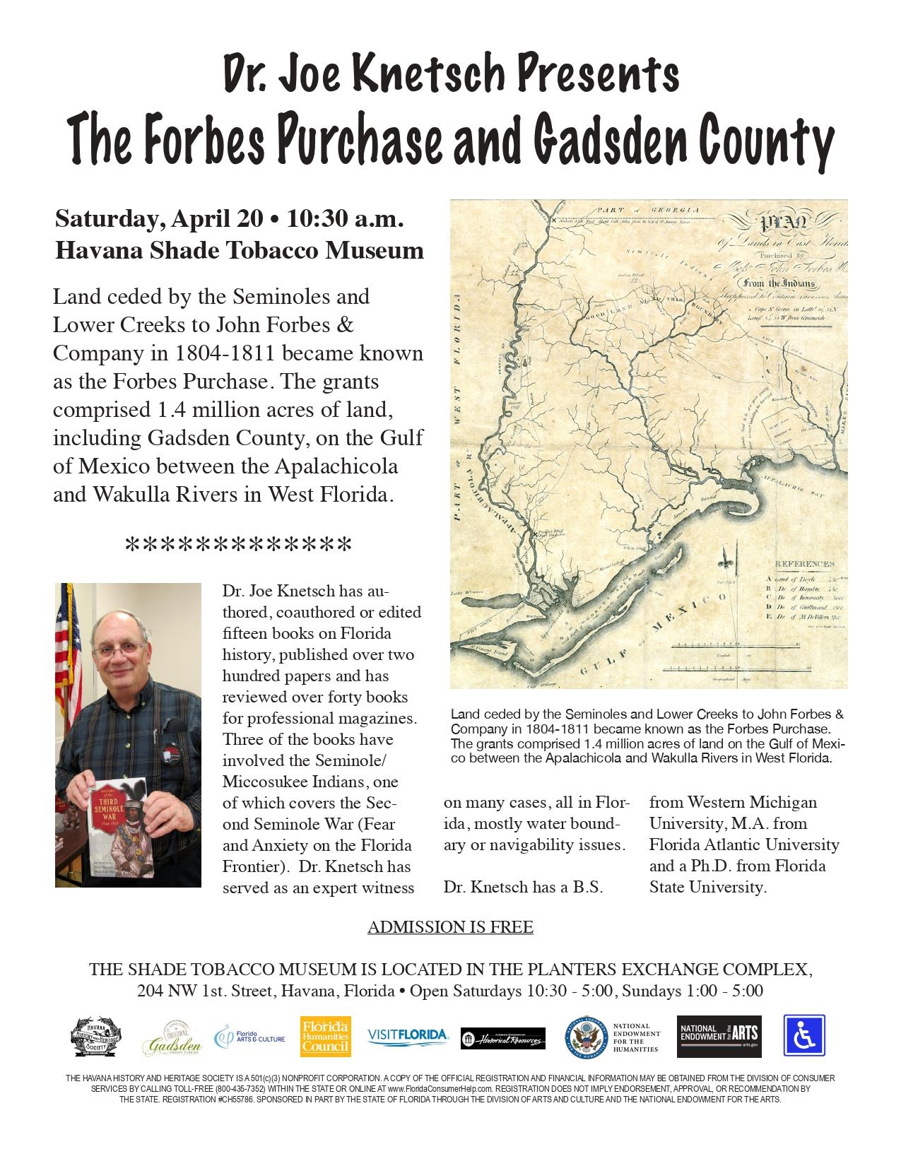 Forbes Purchase and Gadsden County | Havana History Museum - Havana ...