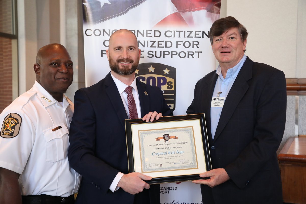 Kiwanis Club of Montgomery Honors Corporal Kyle Sage | Kiwanis Club of ...