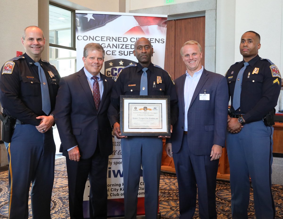 State Trooper Lee Jenkins Honored by Kiwanis Club | Kiwanis Club of ...